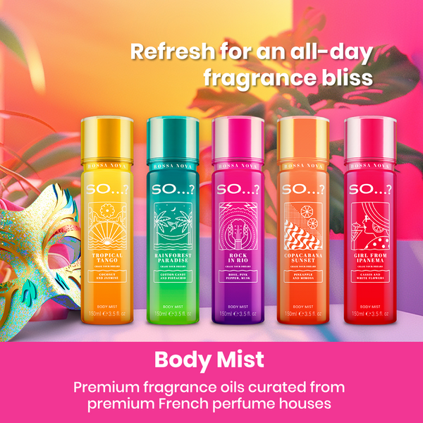 So…? Bossa Nova Copacabana Sunset Body Mist Fragrance Spray, 150ml – So ...