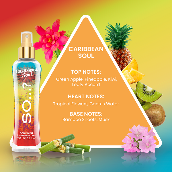 So…? Caribbean Soul 200ml | Body Mist | So...? Fragrance