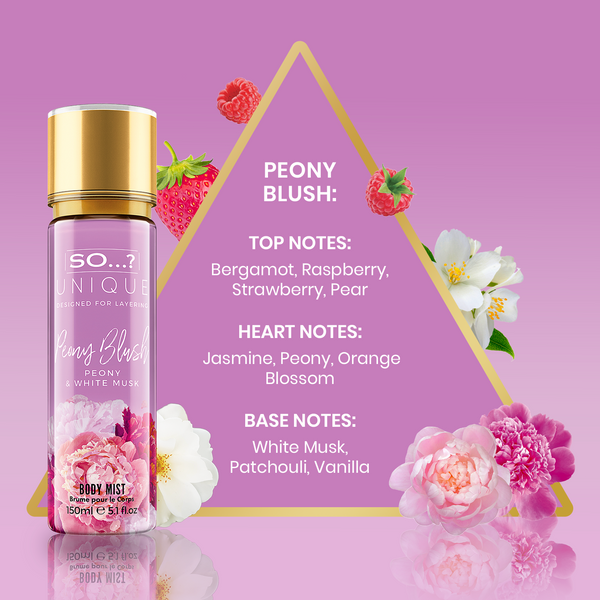 SO...? Unique Peony Blush Body Mist – So...? Fragrance