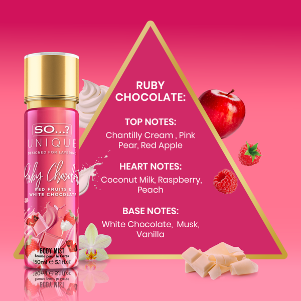 SO...? Unique Ruby Chocolate Body Mist – So...? Fragrance