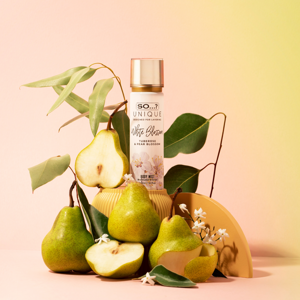 So...? Unique White Floral Mist Body Mist - Caramel & Cedarwood – So ...
