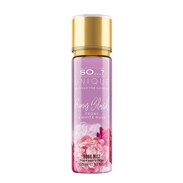 SO...? Unique Peony Blush Body Mist – So...? Fragrance