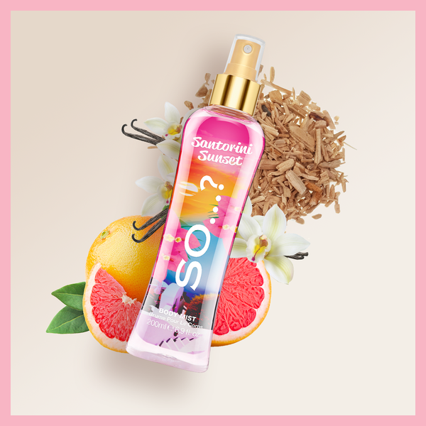 SO...? Santorini Sunset Body Mist 200ml – So...? Fragrance